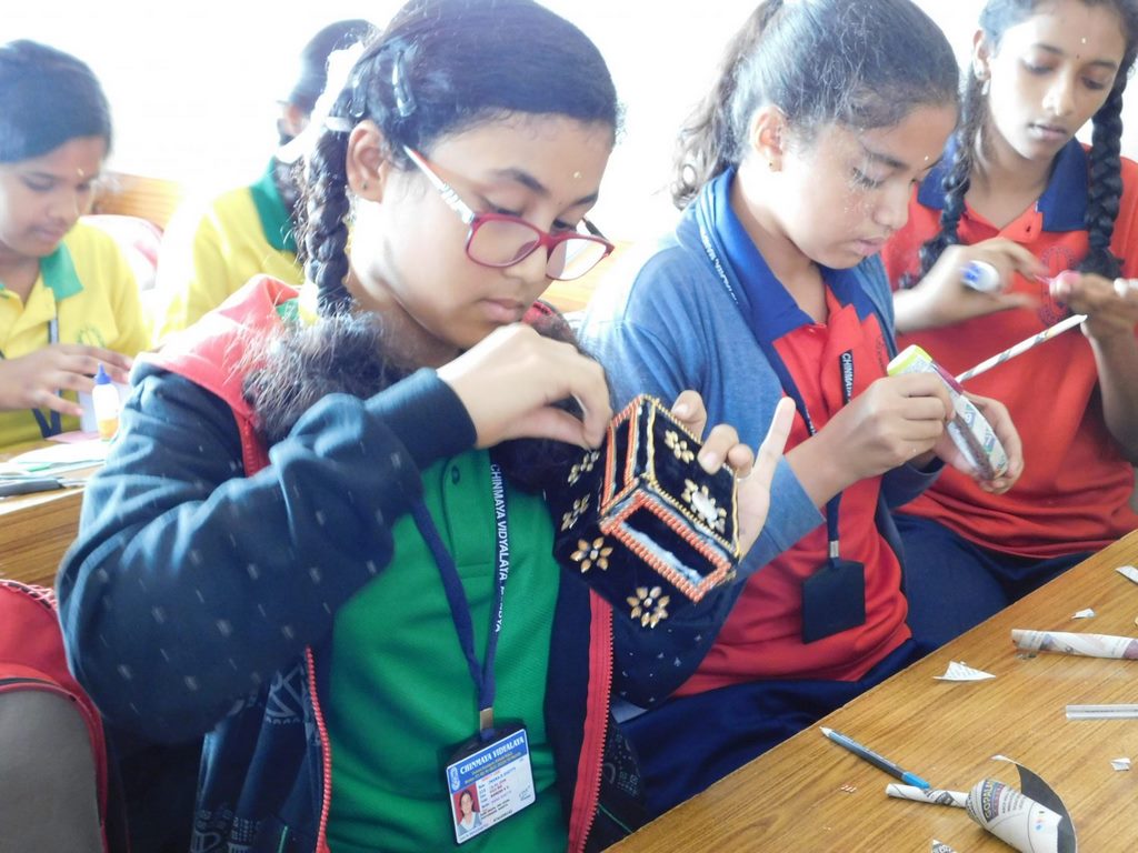 Art & Craft work at Chinmaya Vidyalaya, Mandya - Chinmaya Vidyalaya Mandya