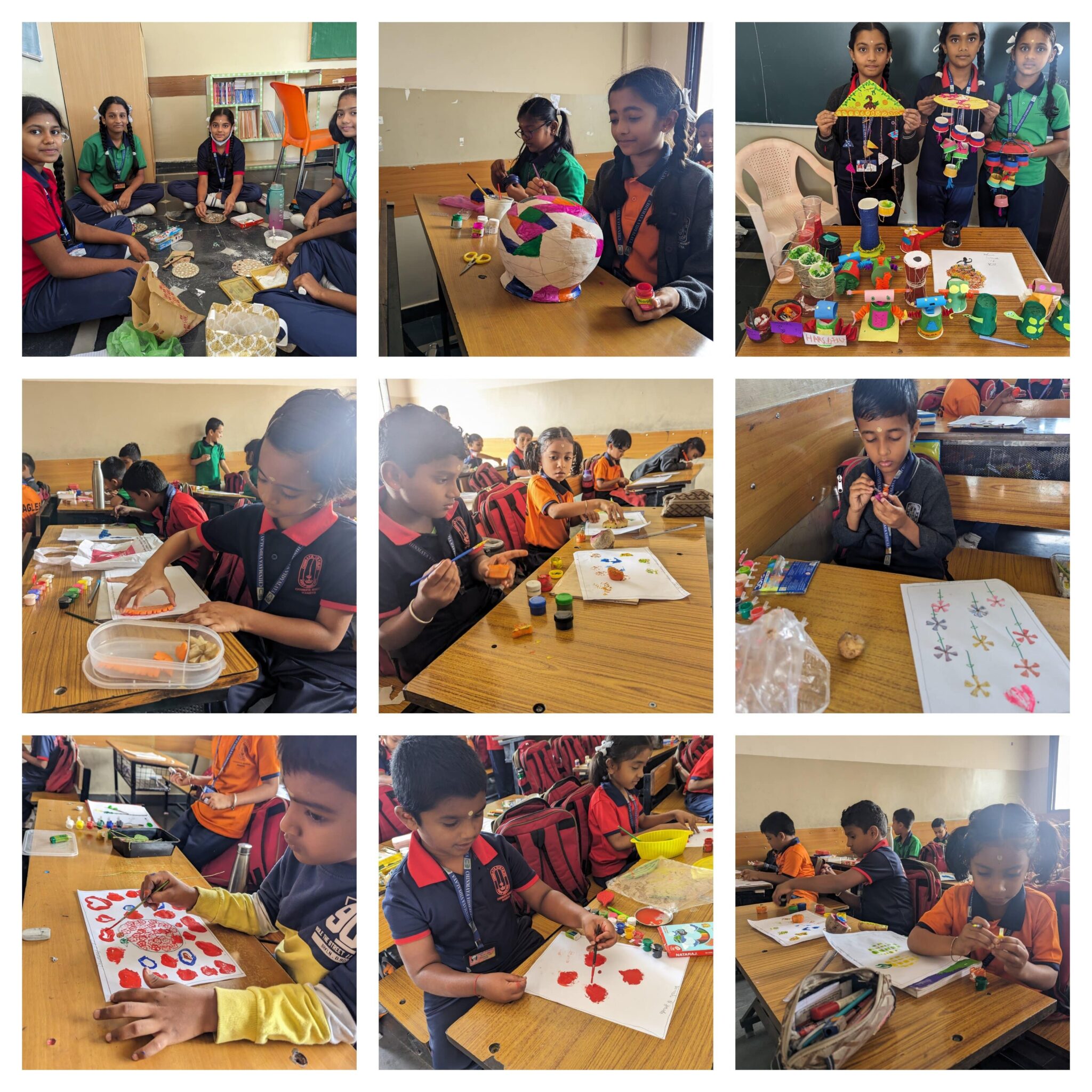 Art & Craft Day - Chinmaya Vidyalaya Mandya